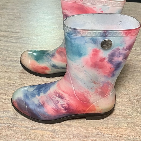 UGG | Shoes | Ugg Australia Tie Dye Rain Boots | Poshmark